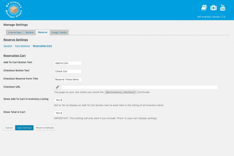 Create a Shopping Experience with Reserve Cart - WP Inventory Manager